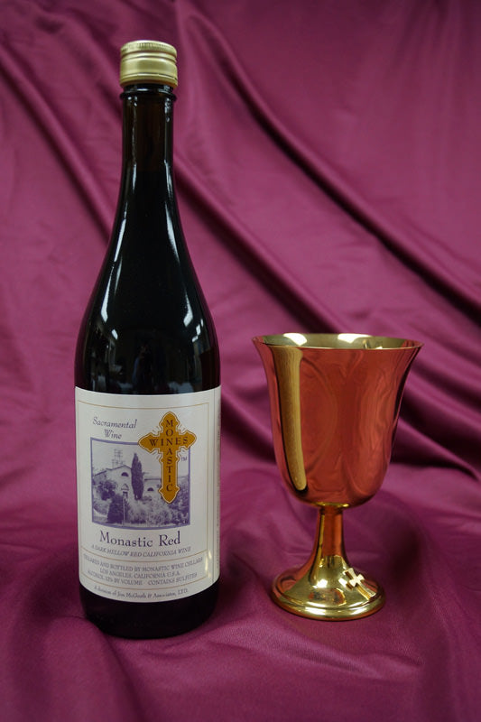 MONASTIC RED .750ml bottles - Case of 12 bottles — Monk's Church Supply